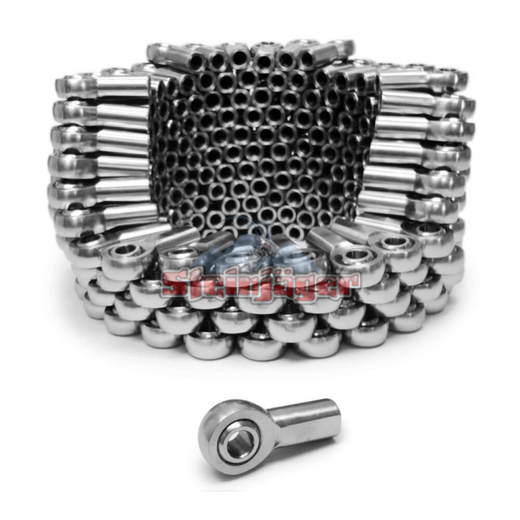 Steinjager - Universal Rod Ends Inch Female Steel Housing, 2 Piece 1/4 ...